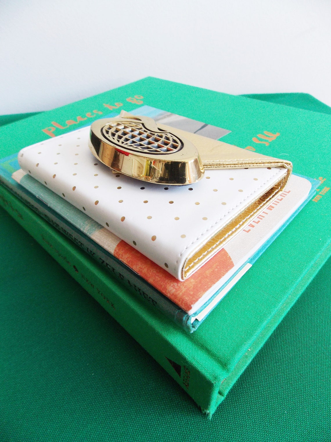 Mid Century Solid Brass Paper Weight/ Hollywood Regency Office - Etsy