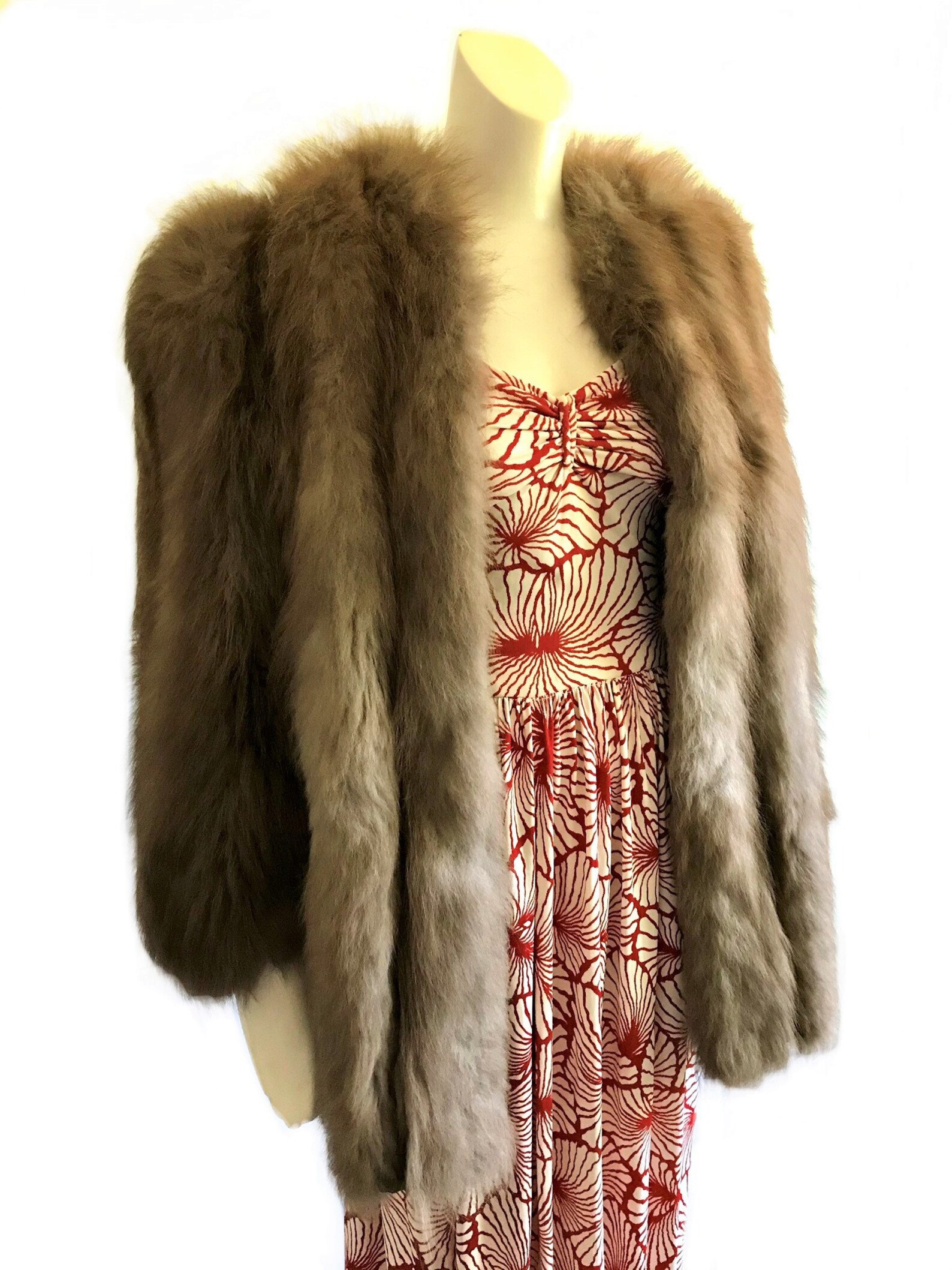 Vintage 1940s Sally Milgrim Brown Mink Fur Coat / WWII Swing - Etsy