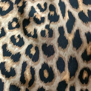 Vintage 1980s Leopard Print Jumpsuit / 80s Animal Print Top and Pants ...