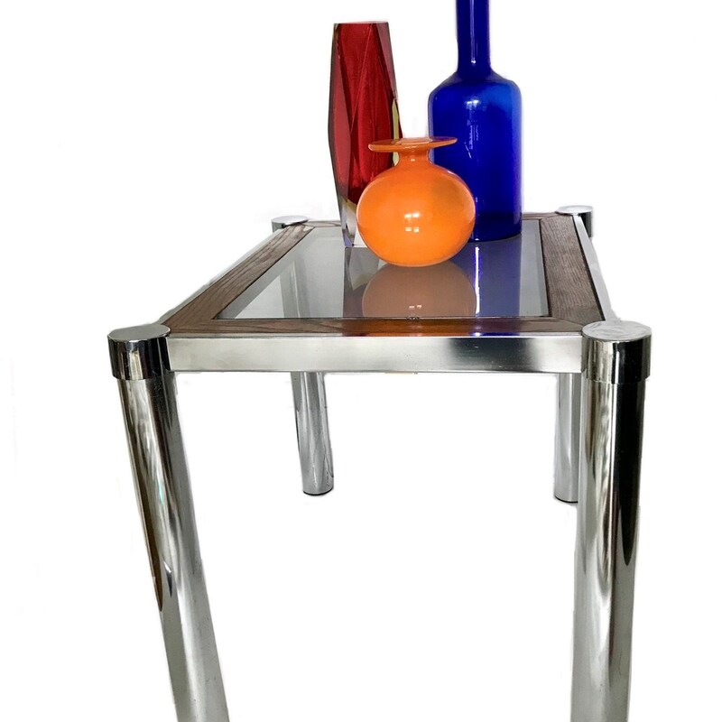 Chrome Side Table - Etsy
