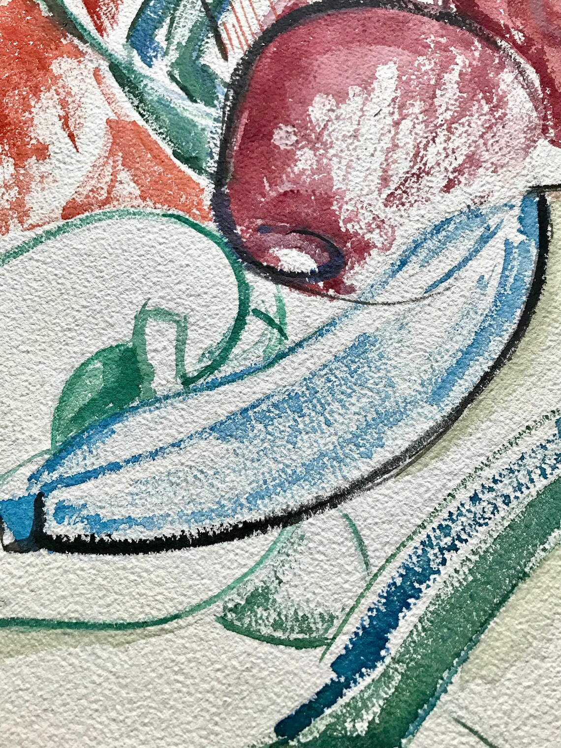 Signed Mid Century Fine Art Still Life Drawing / Vintage 1950s - Etsy