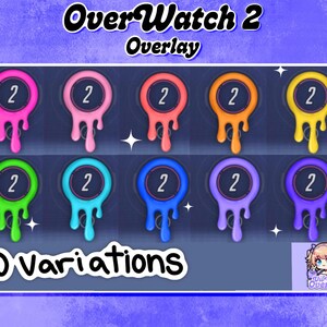 Overwatch Overlay (10 Colors) | Health Bar HUD Overwatch Overlay ...