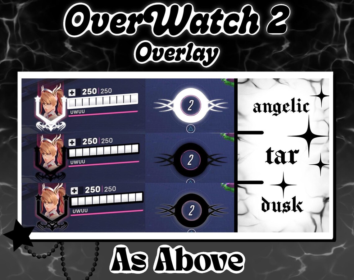 As Above | Health Bar HUD Overwatch Overlay | Twitch Overlay | Stream ...