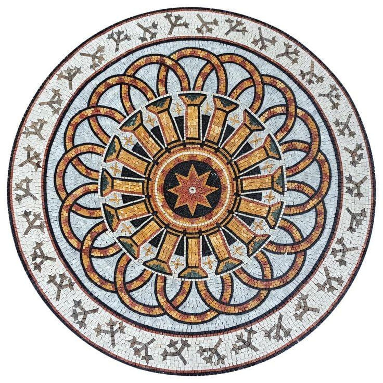 Custom Handmade Tile Mosaic, Marble Mosaic, Wall Mosaic - Etsy