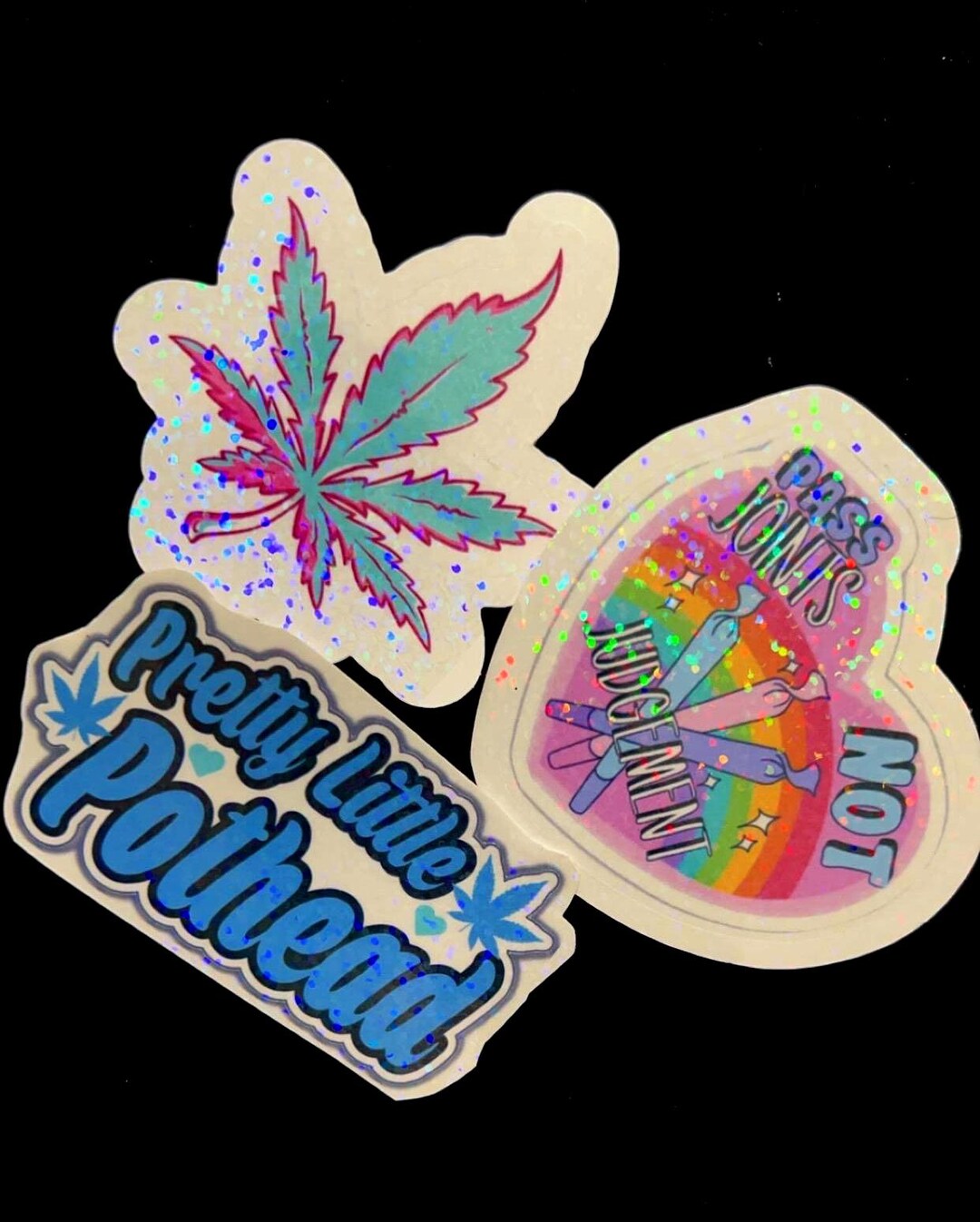Pretty Stoner Sticker 3pk - Etsy