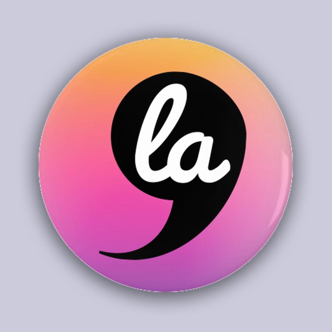 Comma La 1.25 Buttons, 5-pack - Etsy