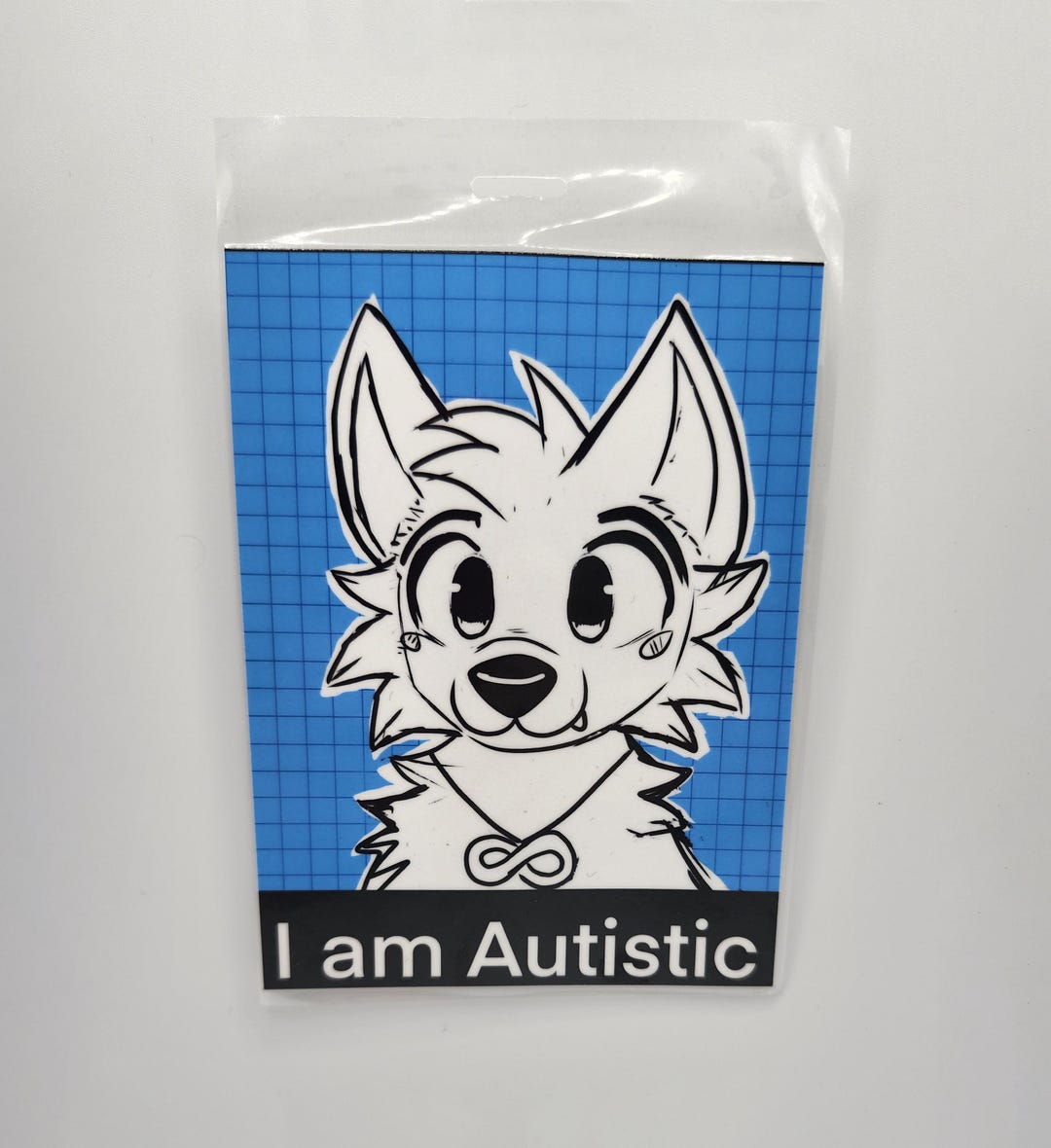 I Am Autistic Furry Badge Furry Fandom Convention Badge Autistic Badge ...