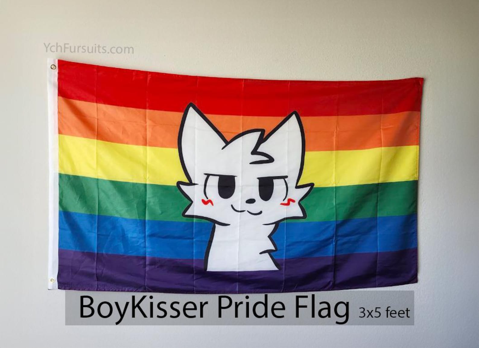 Boykisser Pride Flag Gay Furry Pride Flag - Etsy