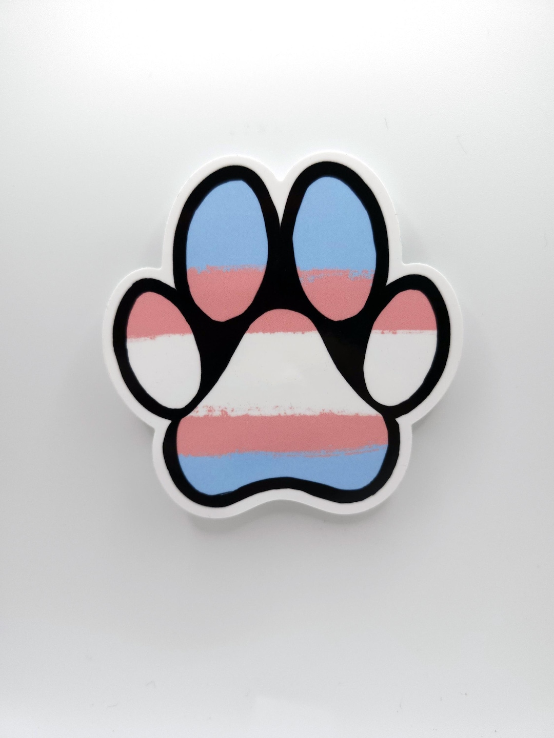 Trans Paw-pad Furry Pride Sticker Paw Pad Furry Fandom - Etsy