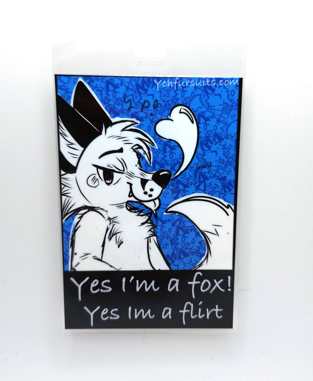 Fox Fursona Badge Fox Furry Fandom Yes I Am a Fox Yes Im a Flirt Badge ...