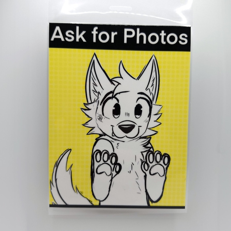 Furry Consent Badges - Etsy