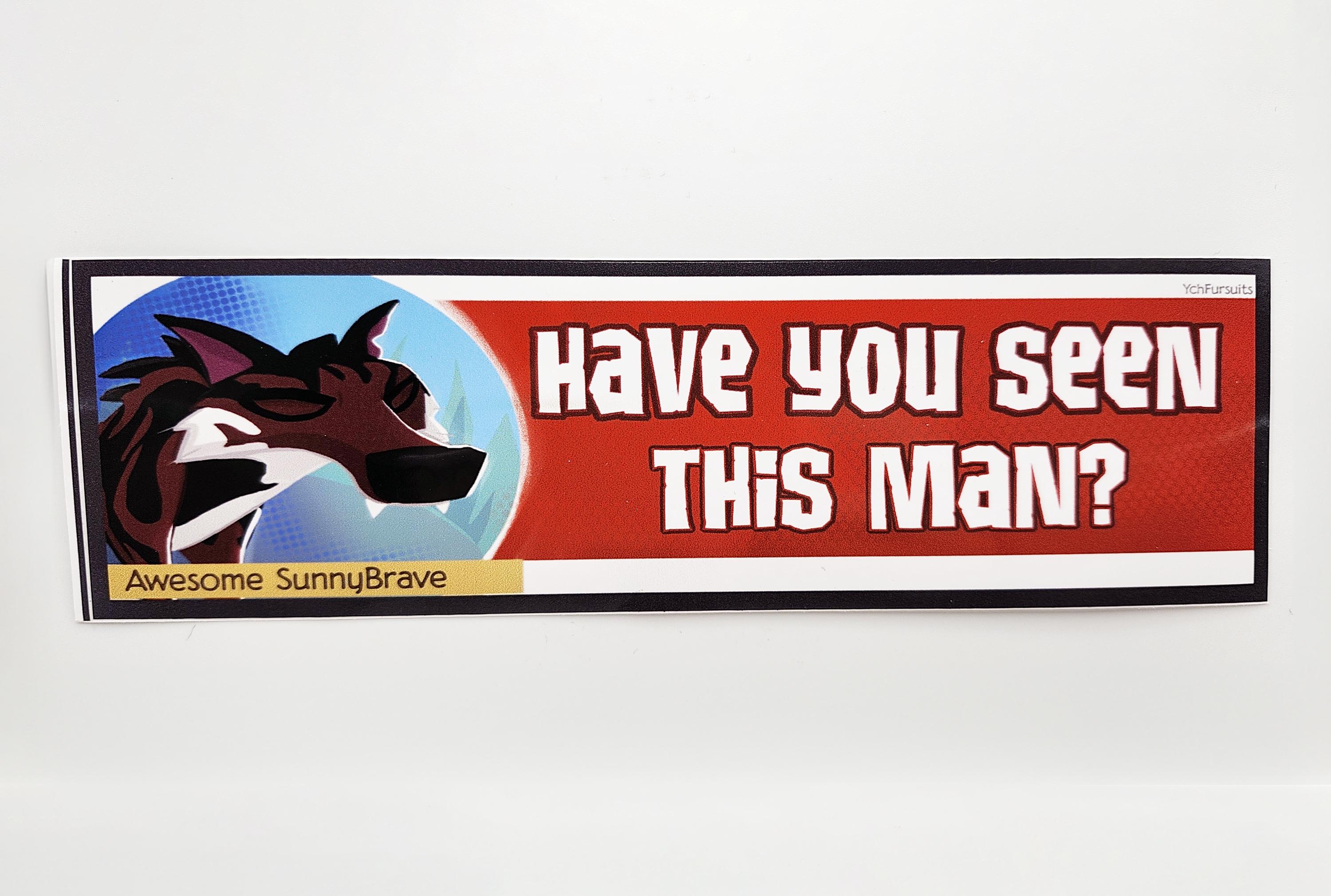 Fman122 Have You Seen This Man? Animal Jam Sticker Animal Jam Bumper ...