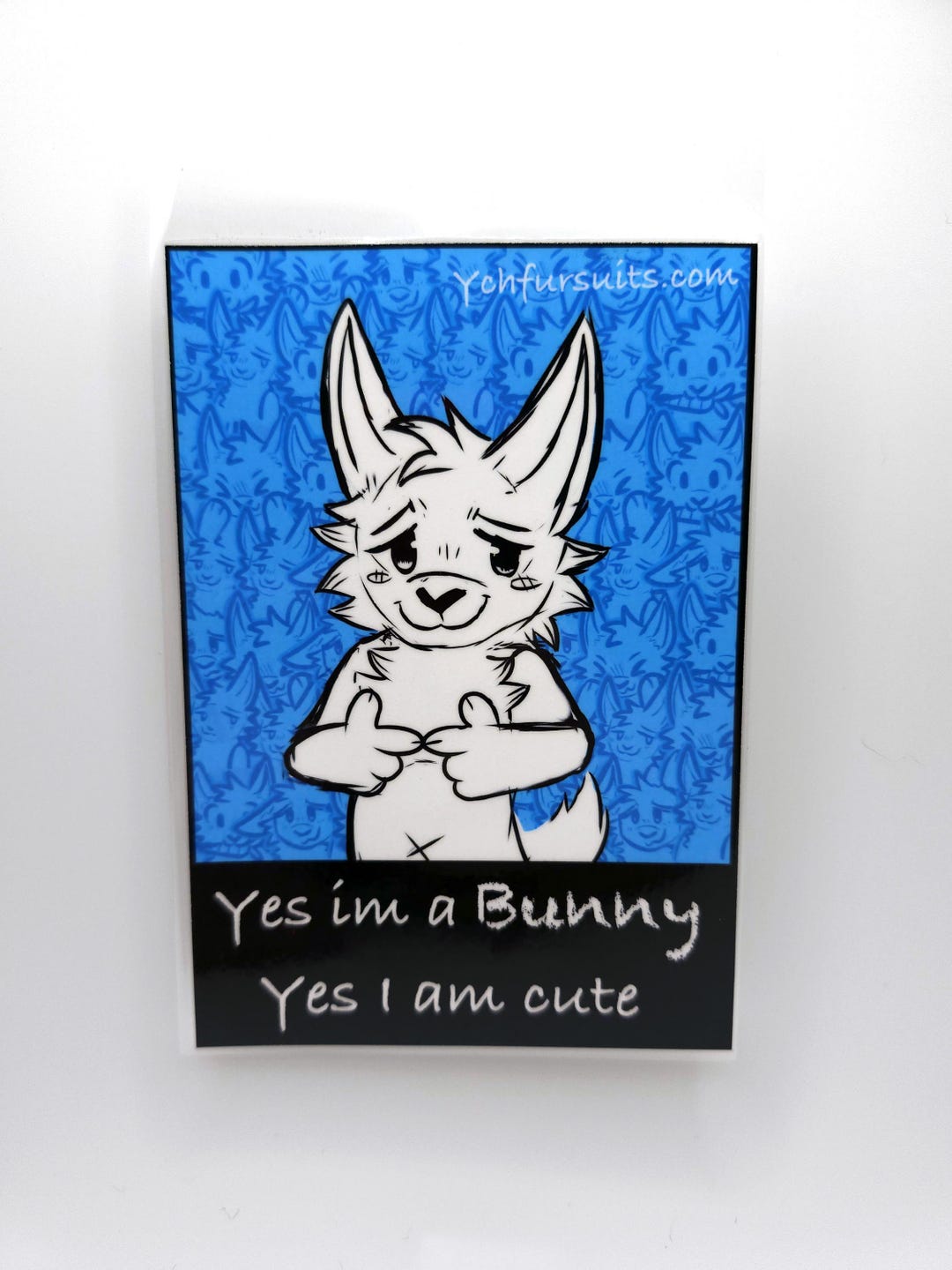 Bunny Furry Badge Yes Im a Bunny Yes I Am Cute Bunny Fursona - Etsy