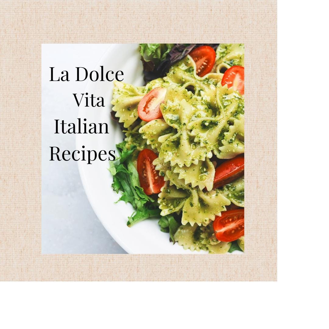 Italian Recipe Book: Traditional Mediterranean Cooking, Pasta Recipes ...