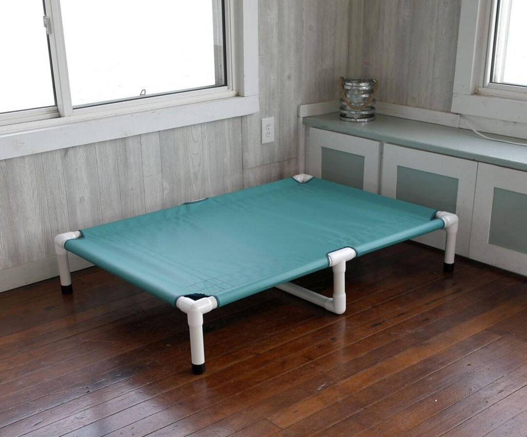 Extra Large Raised Dog Bed 38x55 Middle Support Cot 15 Canvas Colors ...