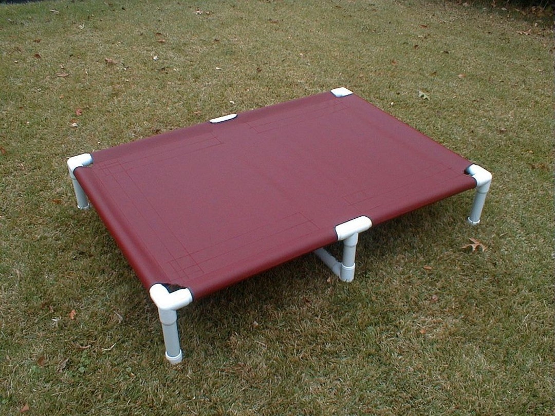 Extra Large Pvc Frame Dog Bed Cot With Middle Support, Mesh Pet Bed Cot ...