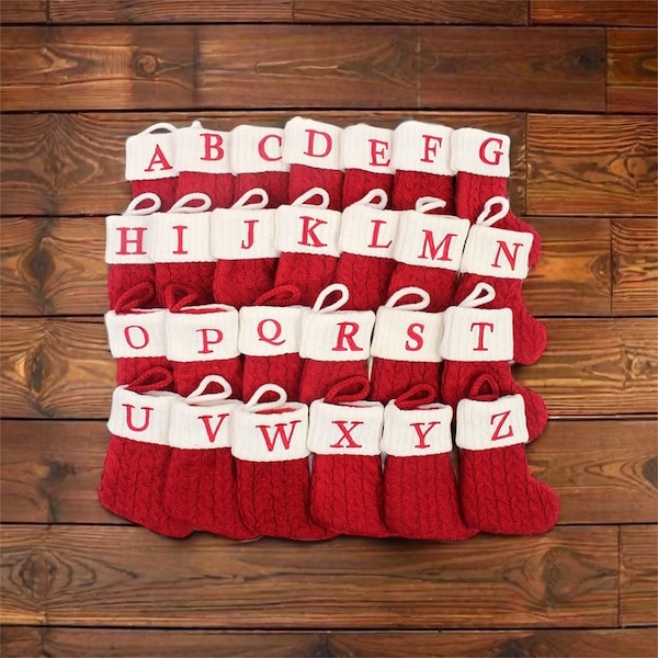 Stocking Initial - Etsy