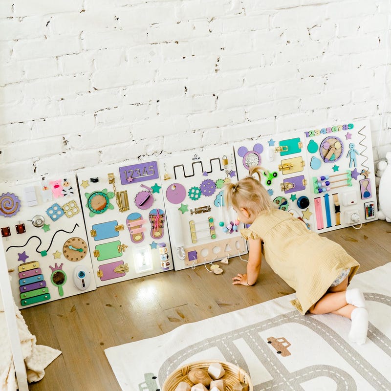 Montessori Big Busy Board - Etsy