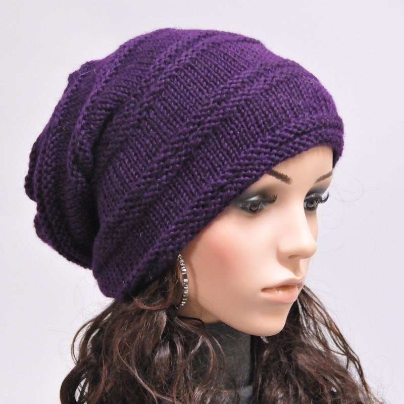 Purple Womens Hat - Etsy