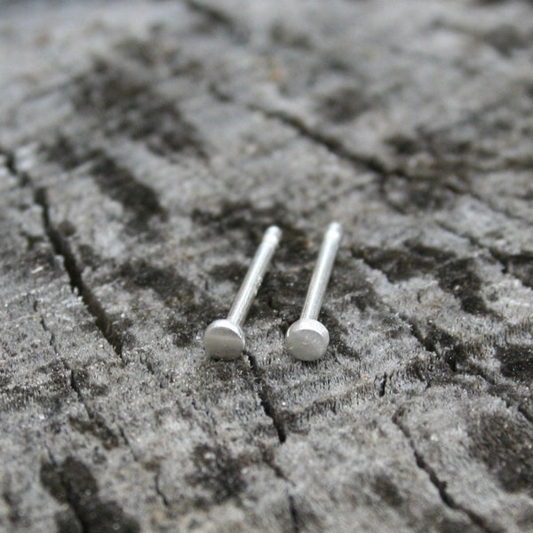 2mm Stud Earrings - Etsy