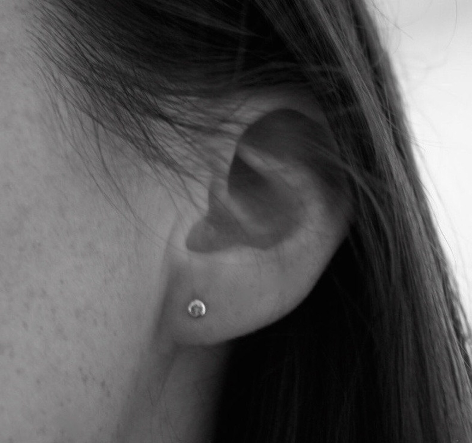 Dot Earrings, Earring Set, Super Tiny 3mm Dot Earrings, Create Your Own ...