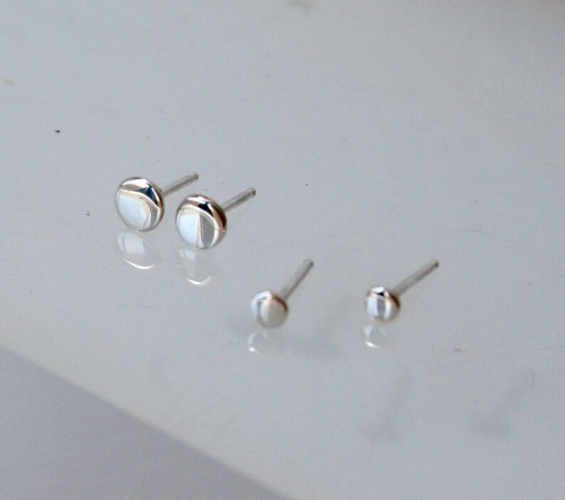 Set of Stud Earrings, Earring Set, First and Second Piercing, Gift Set ...