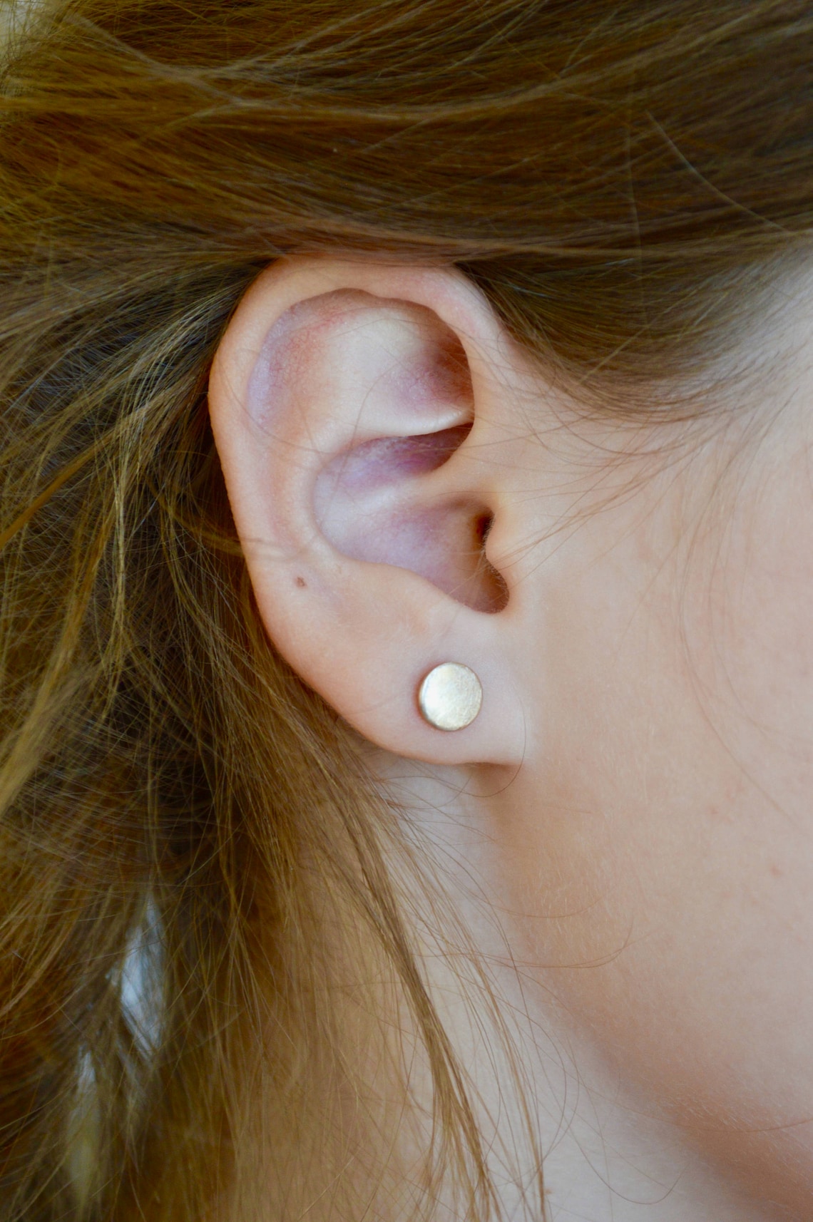 Stud Earrings Minimalist Earrings Minimal Jewelry Modern | Etsy