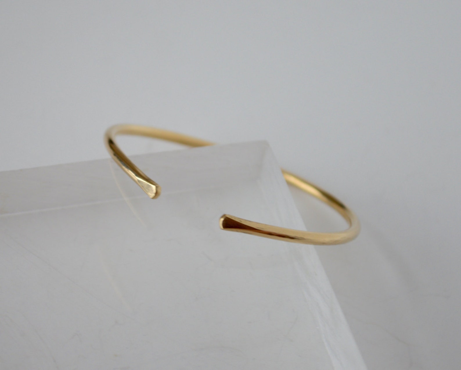 Gold Bangle, Brass Bangle, Simple Cuff, Single Bangle, Golden Bracelet ...