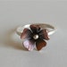 Rustic Flower Ring, Copper Flower Ring, Rustic Jewelry, Hammered Silver ...