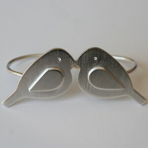 Silver Two Finger Ring, Bird Jewelry, Anniversary Ring, Anniversary ...