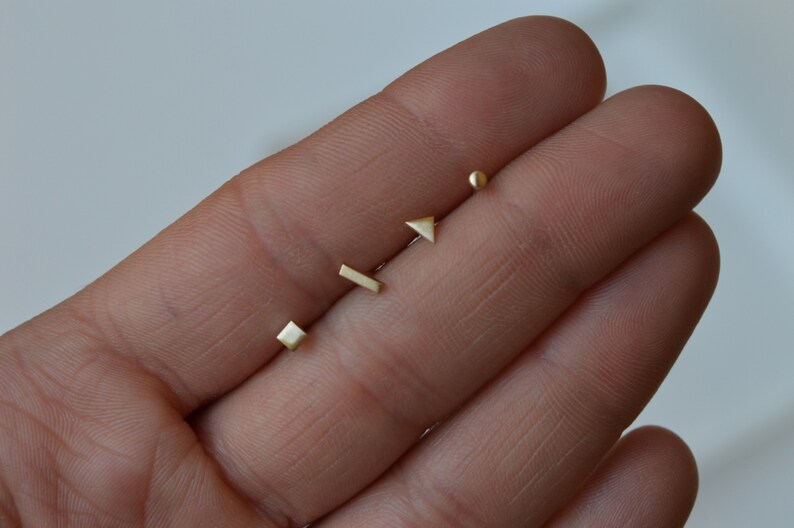 Tiny Stud Earrings Cartilage Earrings Small Stud Earrings | Etsy