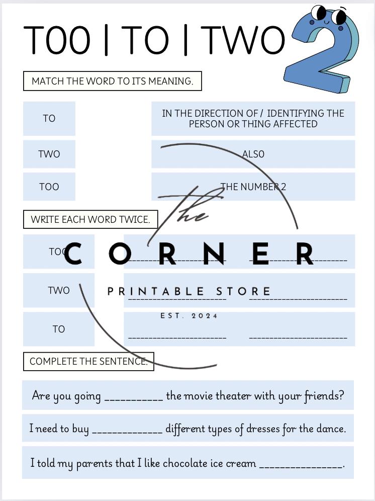 3rd Grade Language Arts Worksheets - Etsy