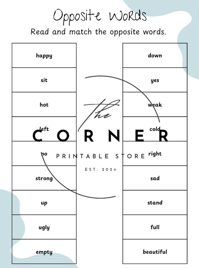 3rd Grade Language Arts Worksheets - Etsy