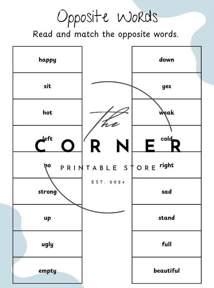 3rd Grade Language Arts Worksheets - Etsy