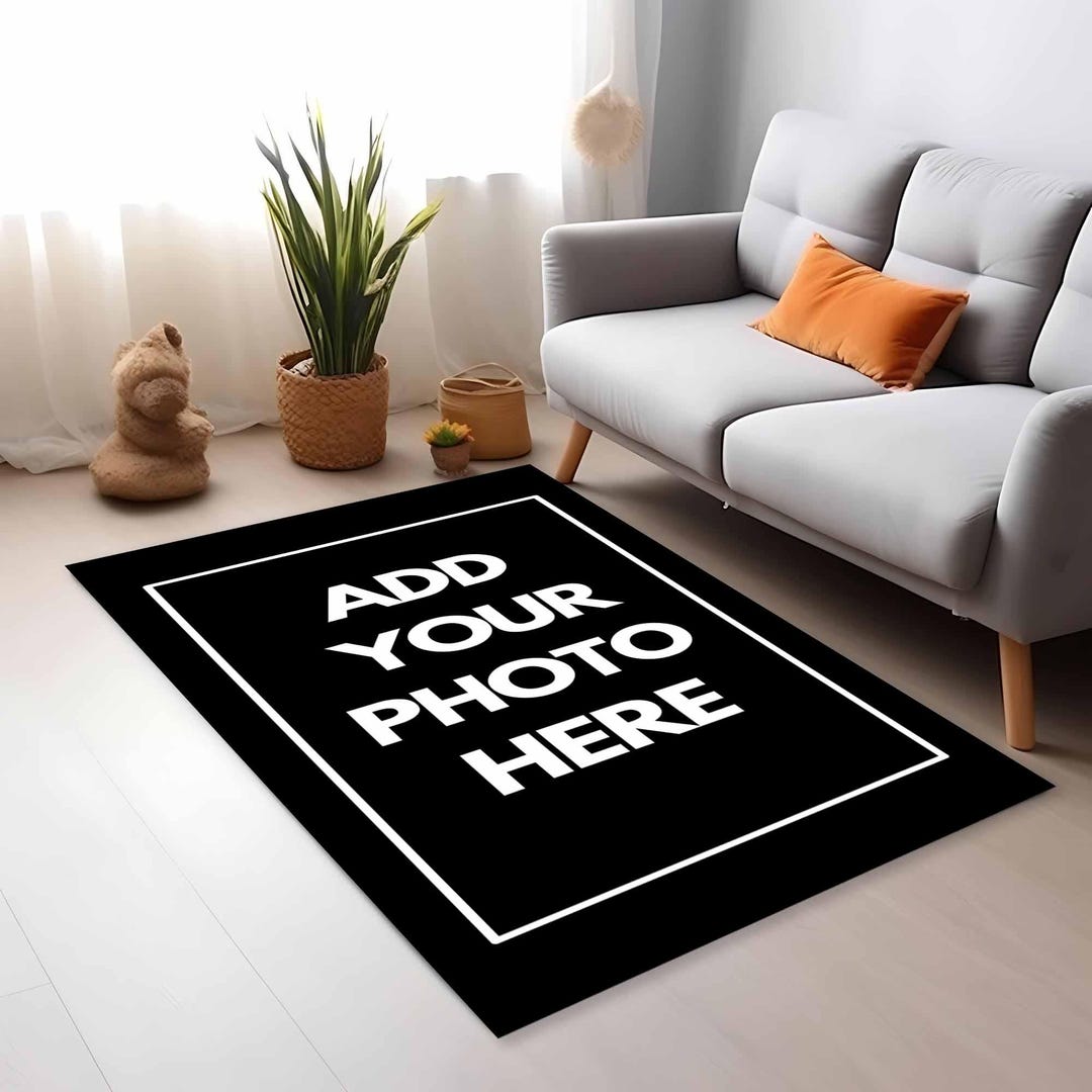 Custom Photo Rugs Personalized Logo Rugs Custom Office Rugs Unique Area ...