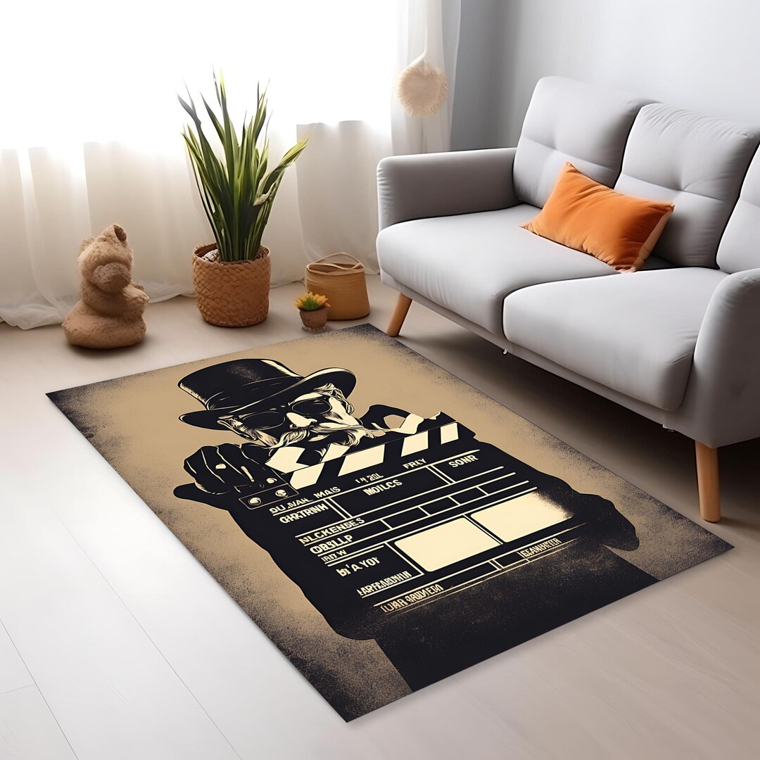 Cinema Rug Area Rug Cinema Room Rug Area Rugs for Living Room Movie ...