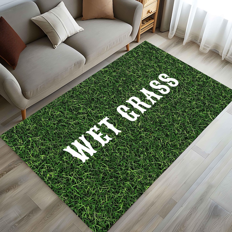 Wet Grass Rug - Etsy