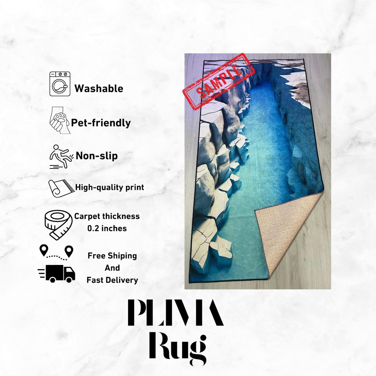 Cottagecore Moss Rug, Green Botanical Rug for Living Room, Floral Plant ...