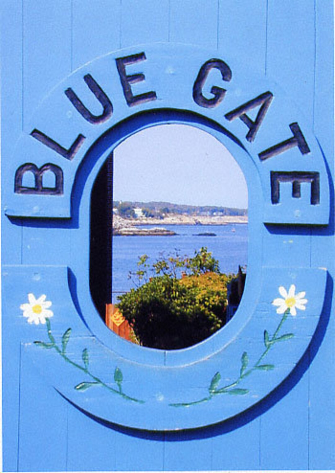 ROCKPORT BLUE GATE Seascape Doorway Matted 8x10" Photo Print - Etsy