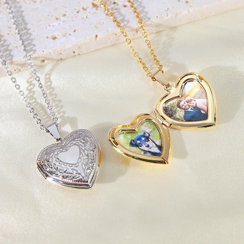 Heart Photo Locket - Etsy