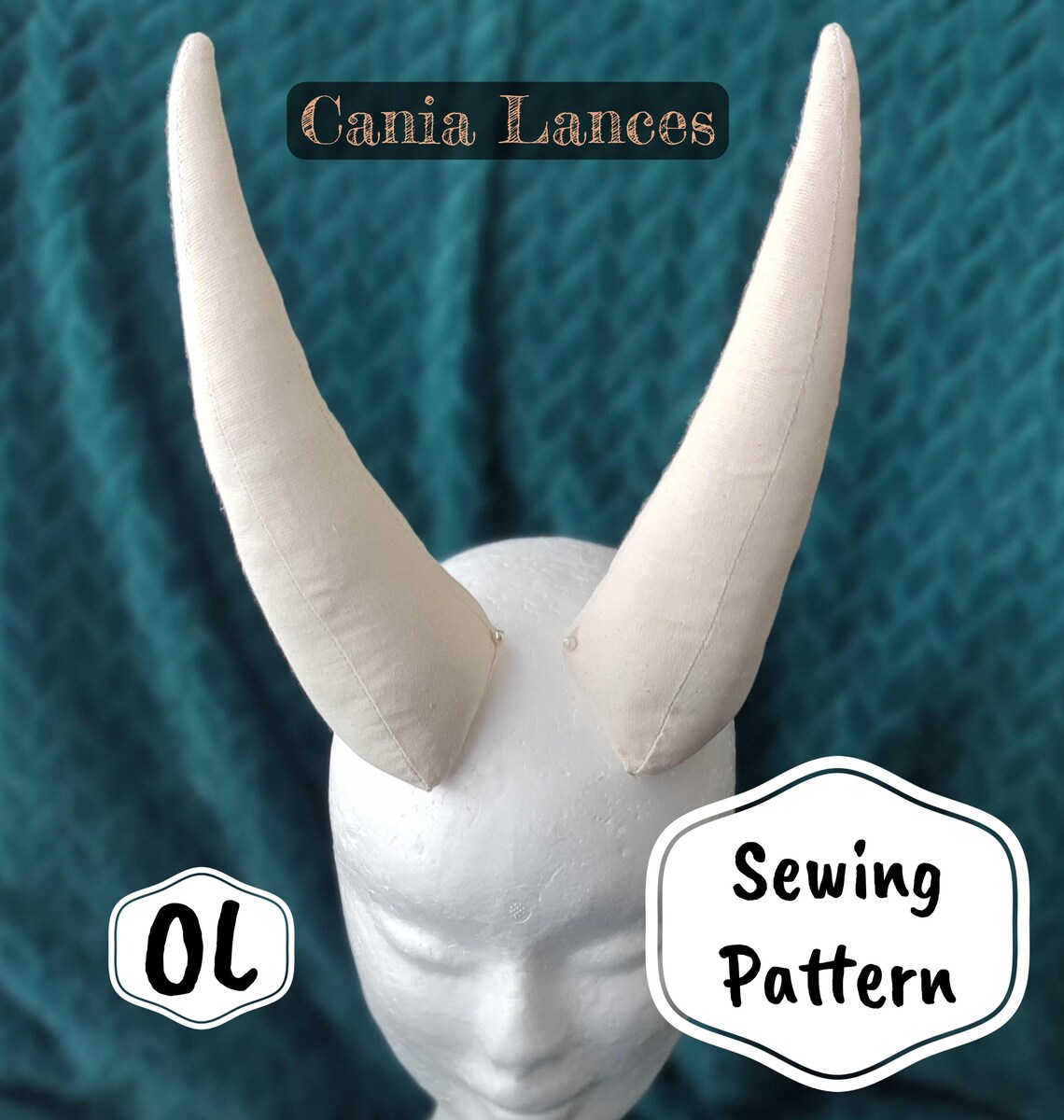 Horn Cosplay Sewing Pattern BG3 Tiefling "cania Lances" - Etsy