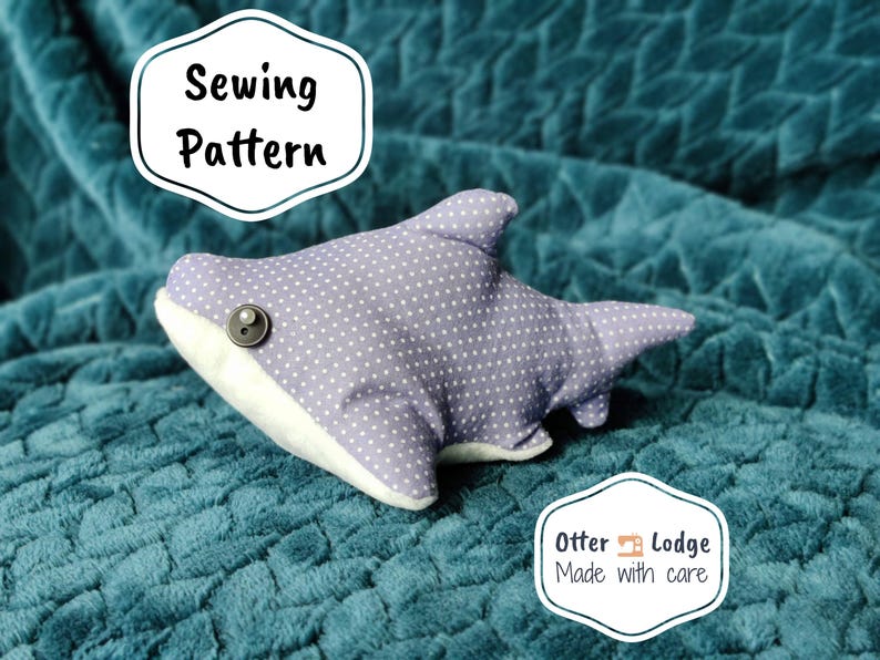 Cute Shark Easy Sewing Pattern - Etsy