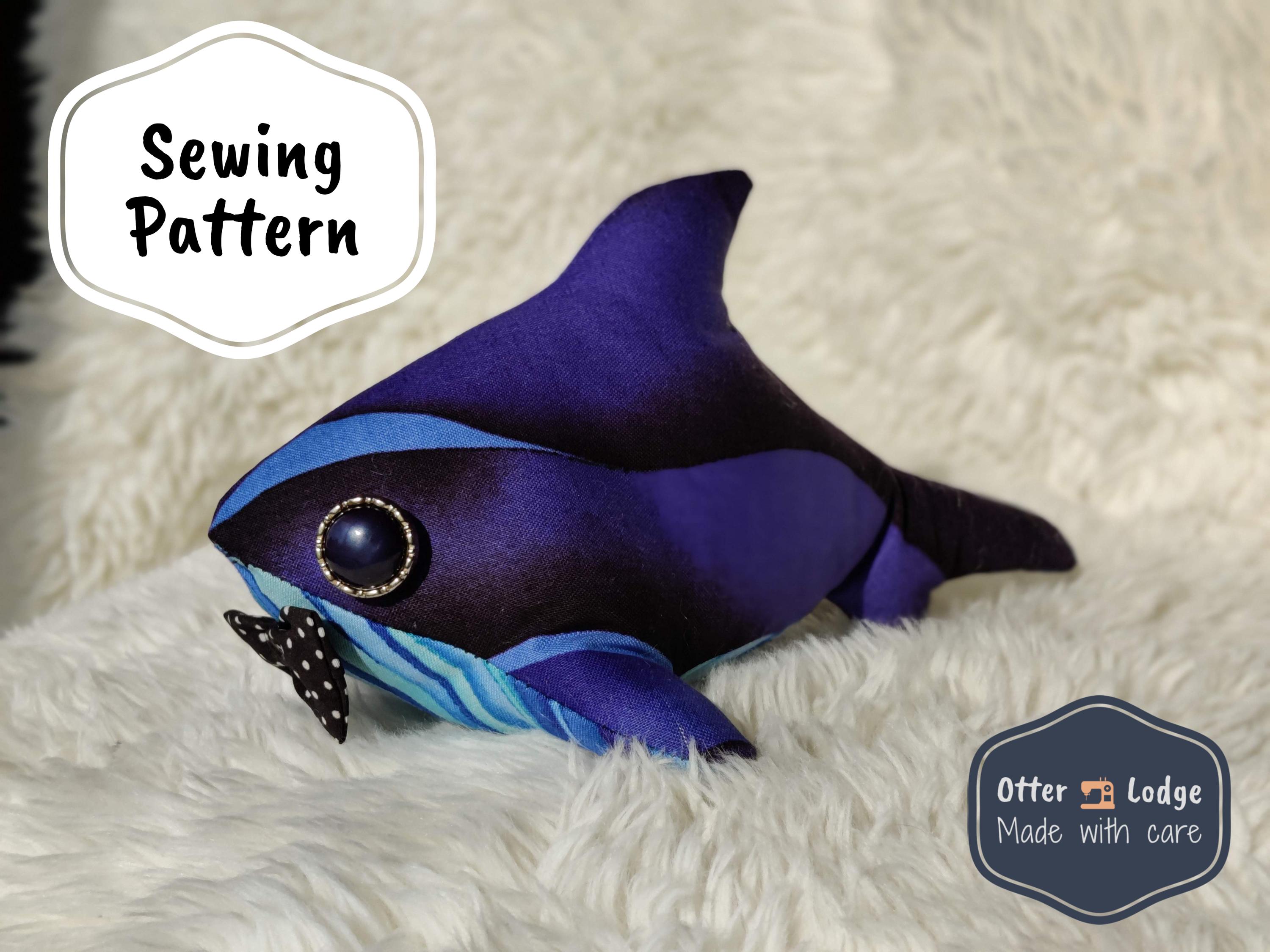 Easy Shark Sewing Pattern and Tutorial - Etsy