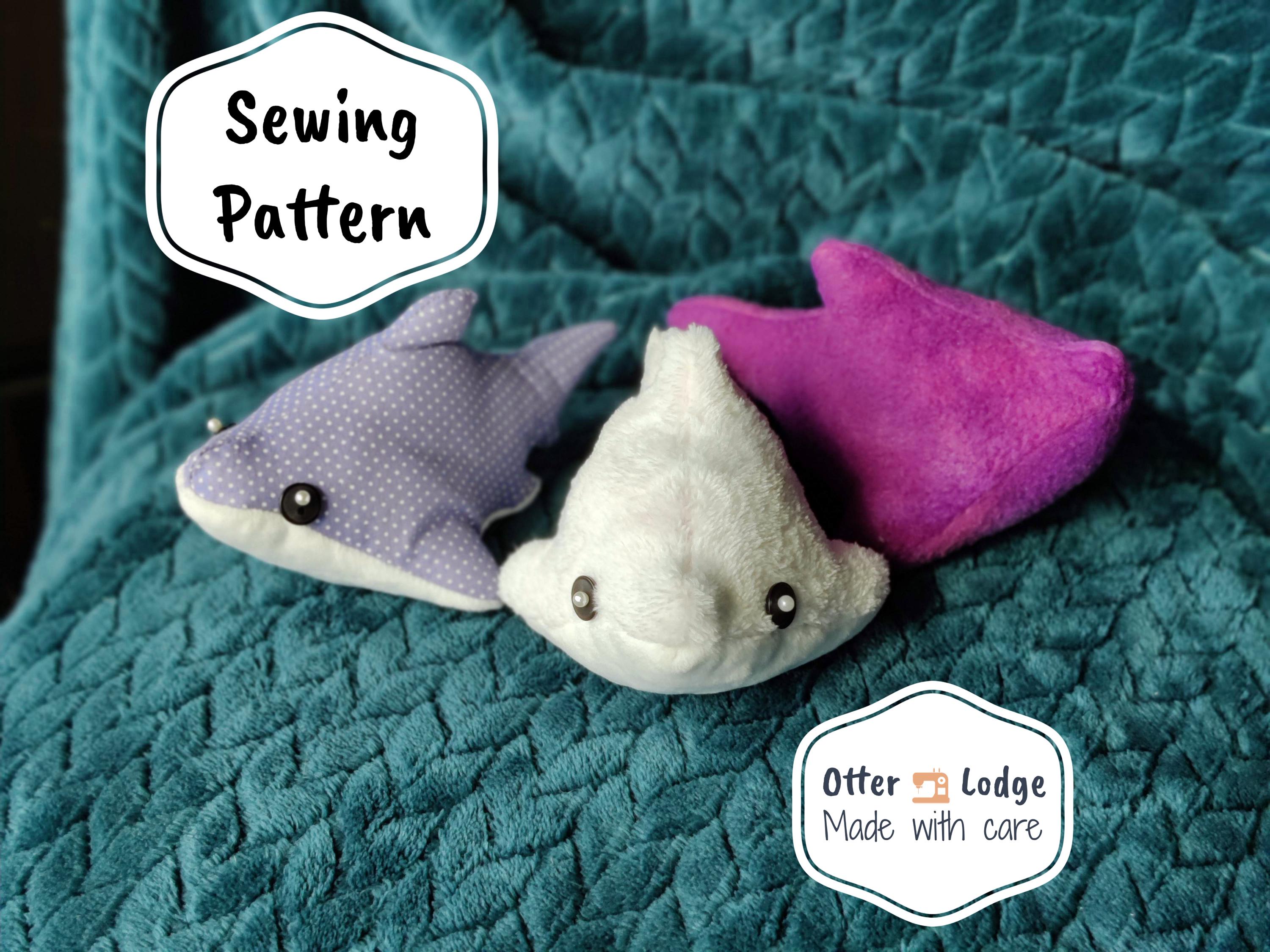 Cute Shark Easy Sewing Pattern - Etsy