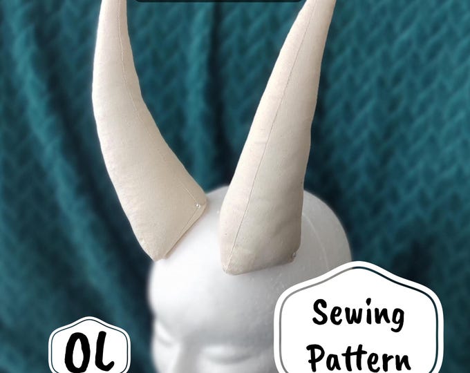Horn Cosplay Sewing Pattern BG3 Tiefling "cania Lances" - Etsy