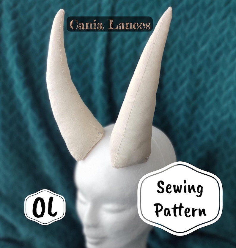 Horn Cosplay Sewing Pattern BG3 Tiefling "cania Lances" - Etsy