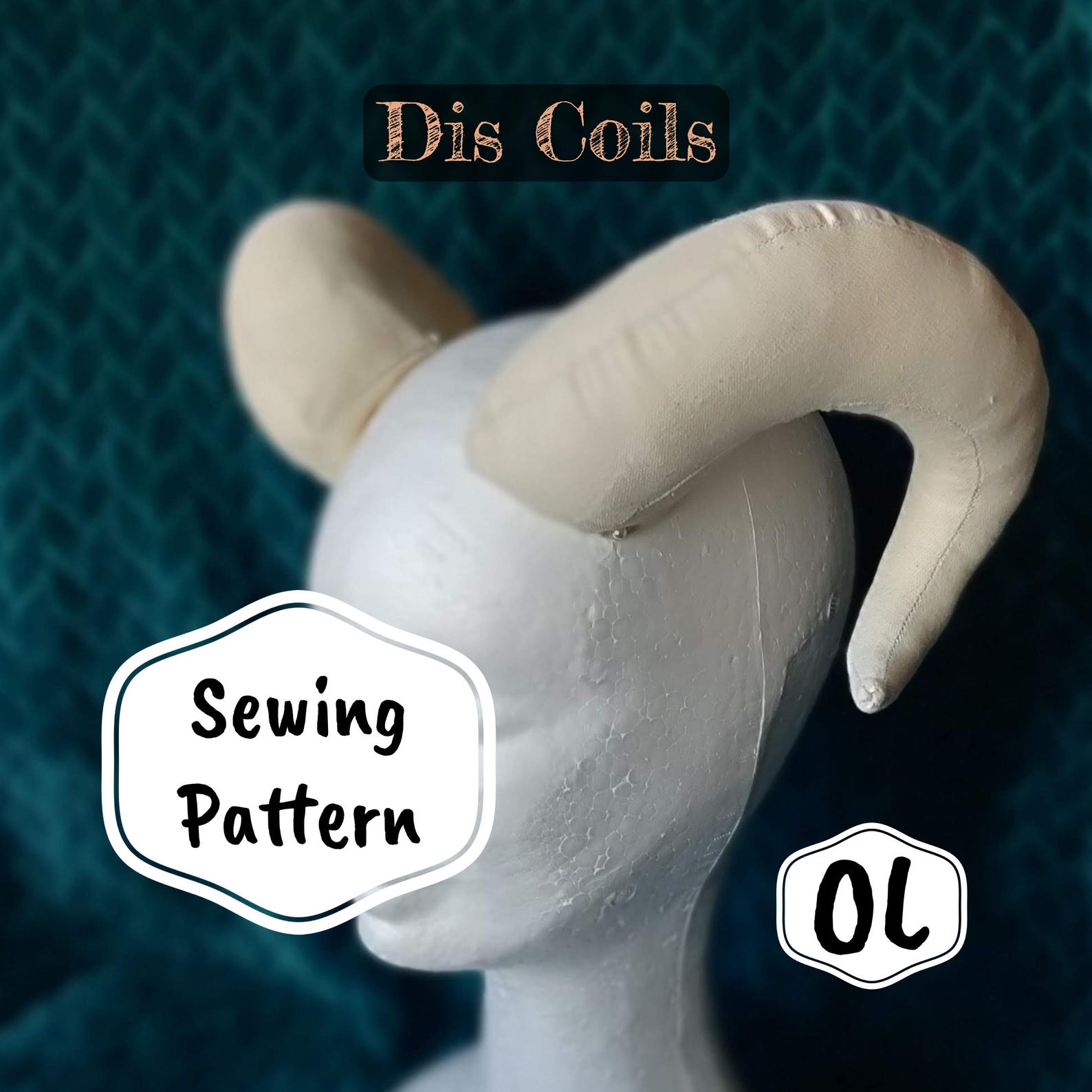 Horn Cosplay Sewing Pattern BG3 Tiefling "dis Coils" - Etsy