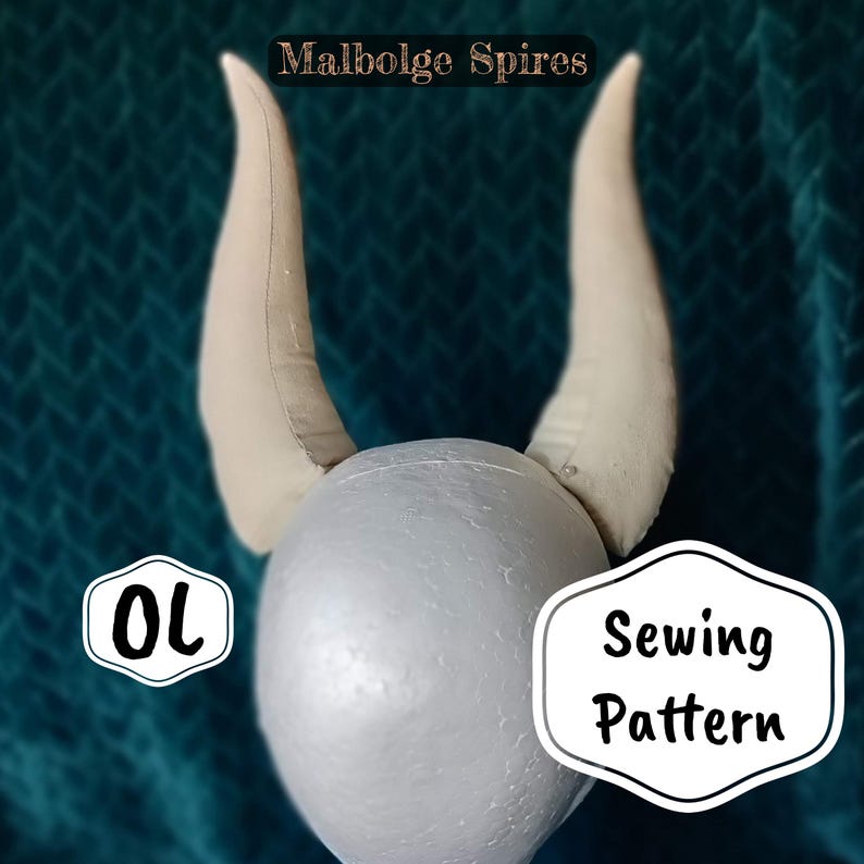 Horn Cosplay Sewing Pattern BG3 Tiefling "malbolge Spires" - Etsy