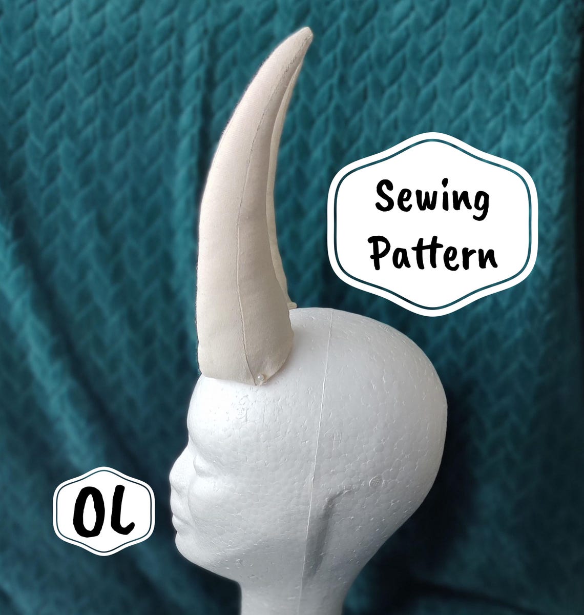 Horn Cosplay Sewing Pattern BG3 Tiefling "cania Lances" - Etsy