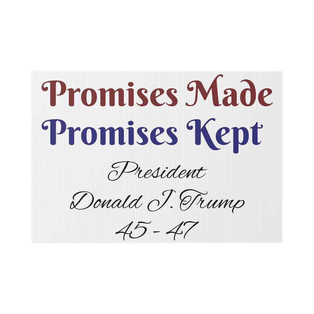 Promises Kept Lawn Sign - Etsy